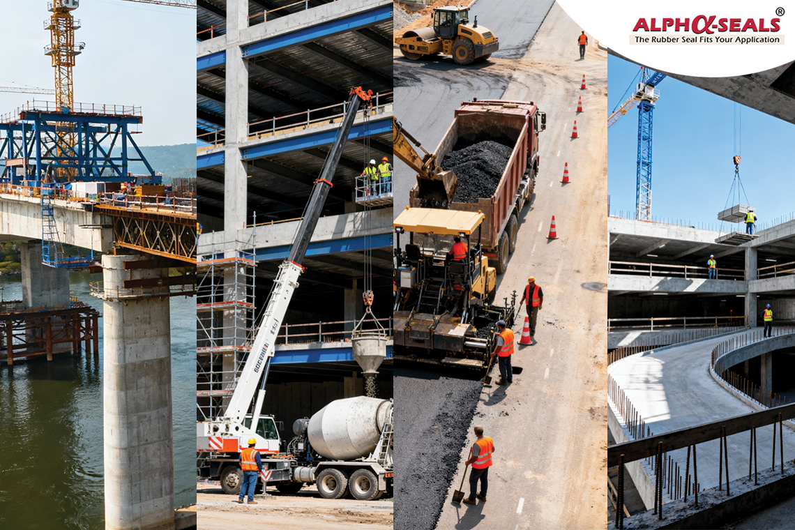 Rubber Expansion Joint Seal for Structural Movement Control