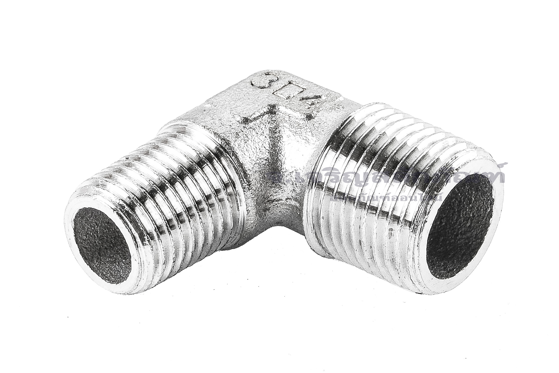 ข้อต่องอ 90° สแตนเลส 304 (เกลียวนอก x เกลียวนอก) 1/2" x 1/4" ข้อต่อลด ...