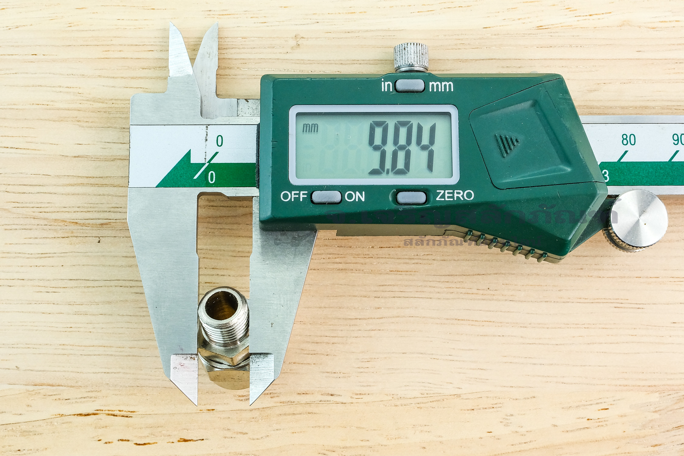 ข้อต่อลมทองเหลืองอย่างดี แบบสวมขันอัด (เกลียวนอก x เสียบสาย) ขนาด 1/8 ...