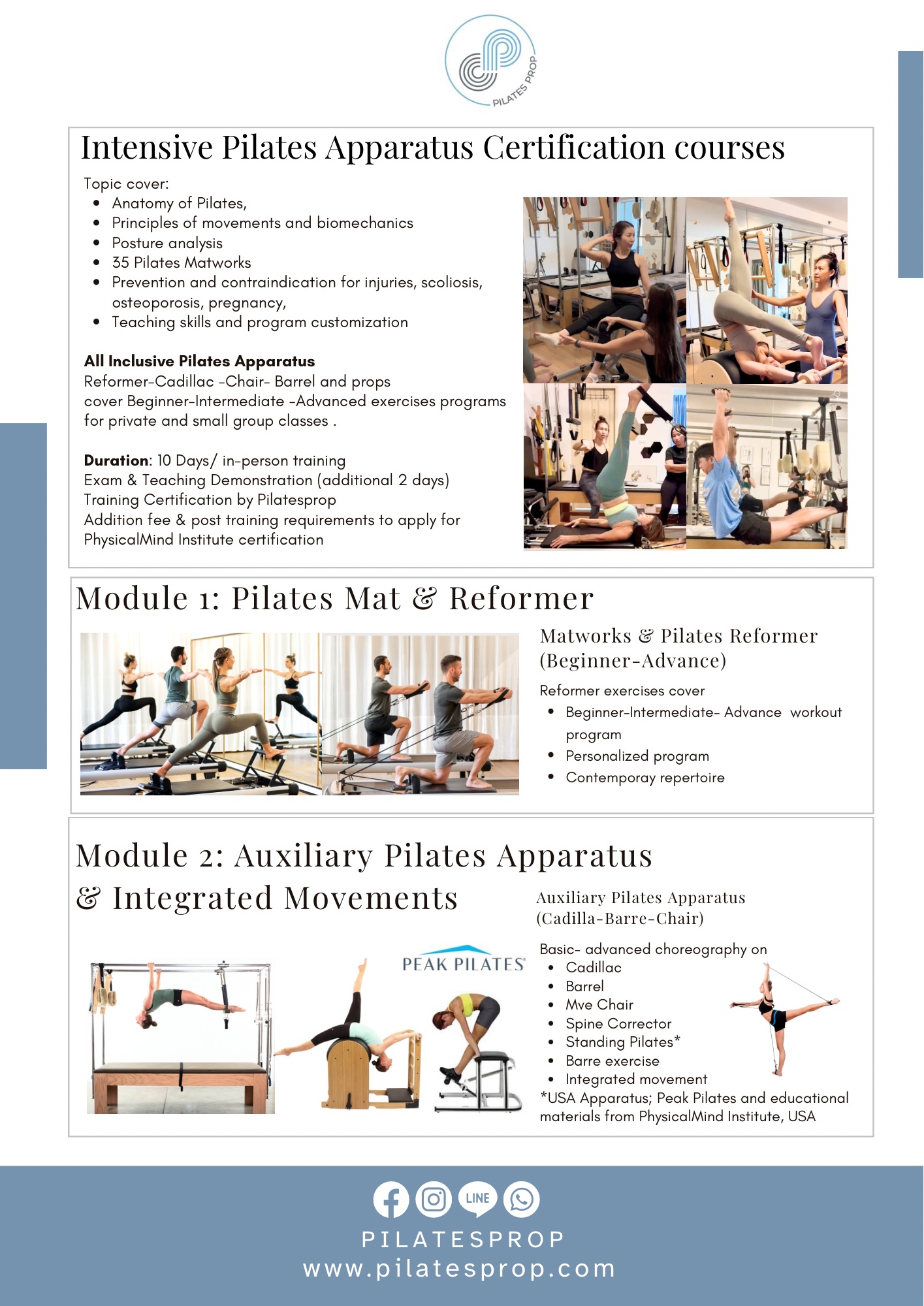 Pilates Certification Courses - pilatesprop