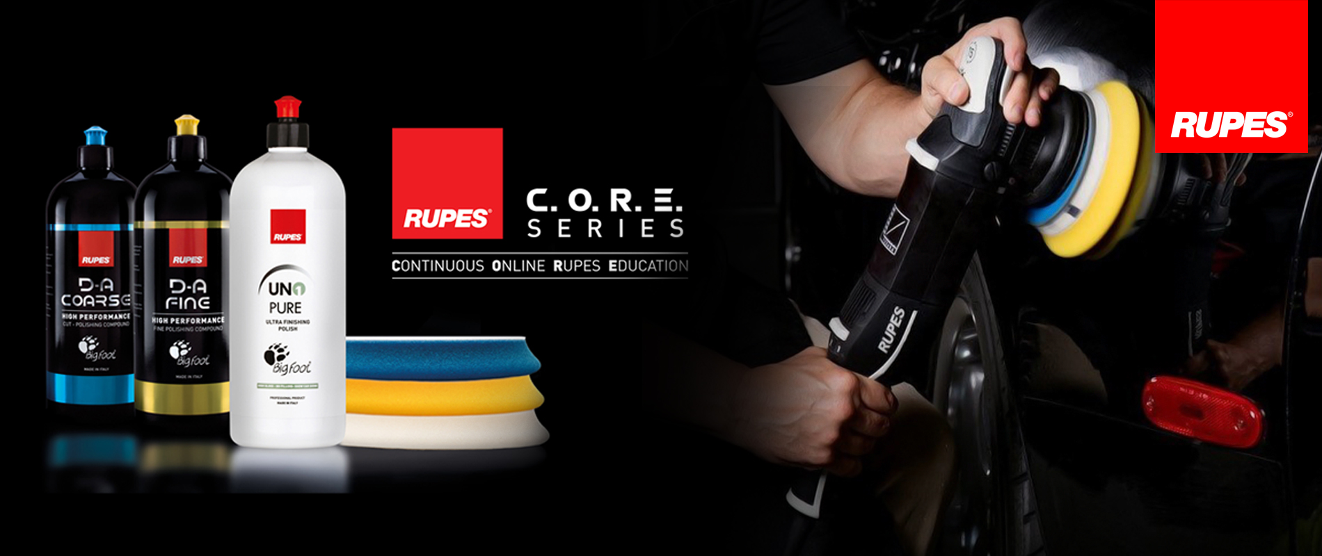 จำหน่ายเครื่องขัด Rupes ทุกรุ่น เเละฟองน้ำ Rupes