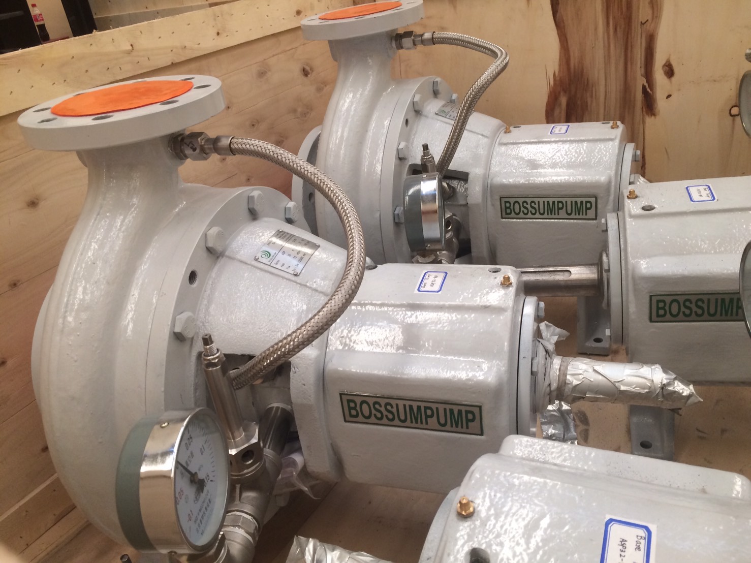 "Open Impeller Centrifugal Pump" (ปั๊มหอยโข่งแบบใบพัดเปิด)