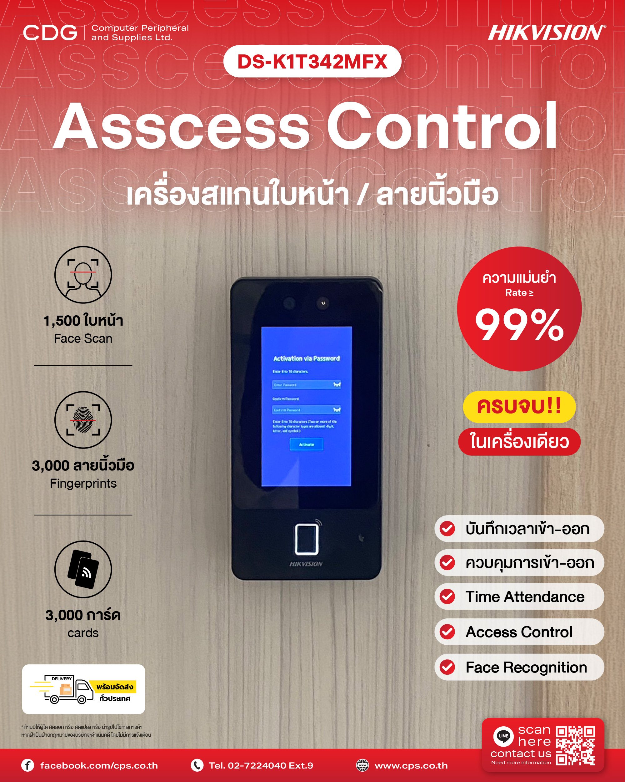 ผลงานการติดตั้ง Access Control (Site Reference)