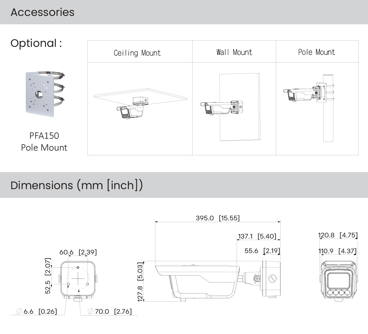 Dahua Access ANPR Camera DHI-ITC413-PW4D-Z1 (2.7-12 mm.)