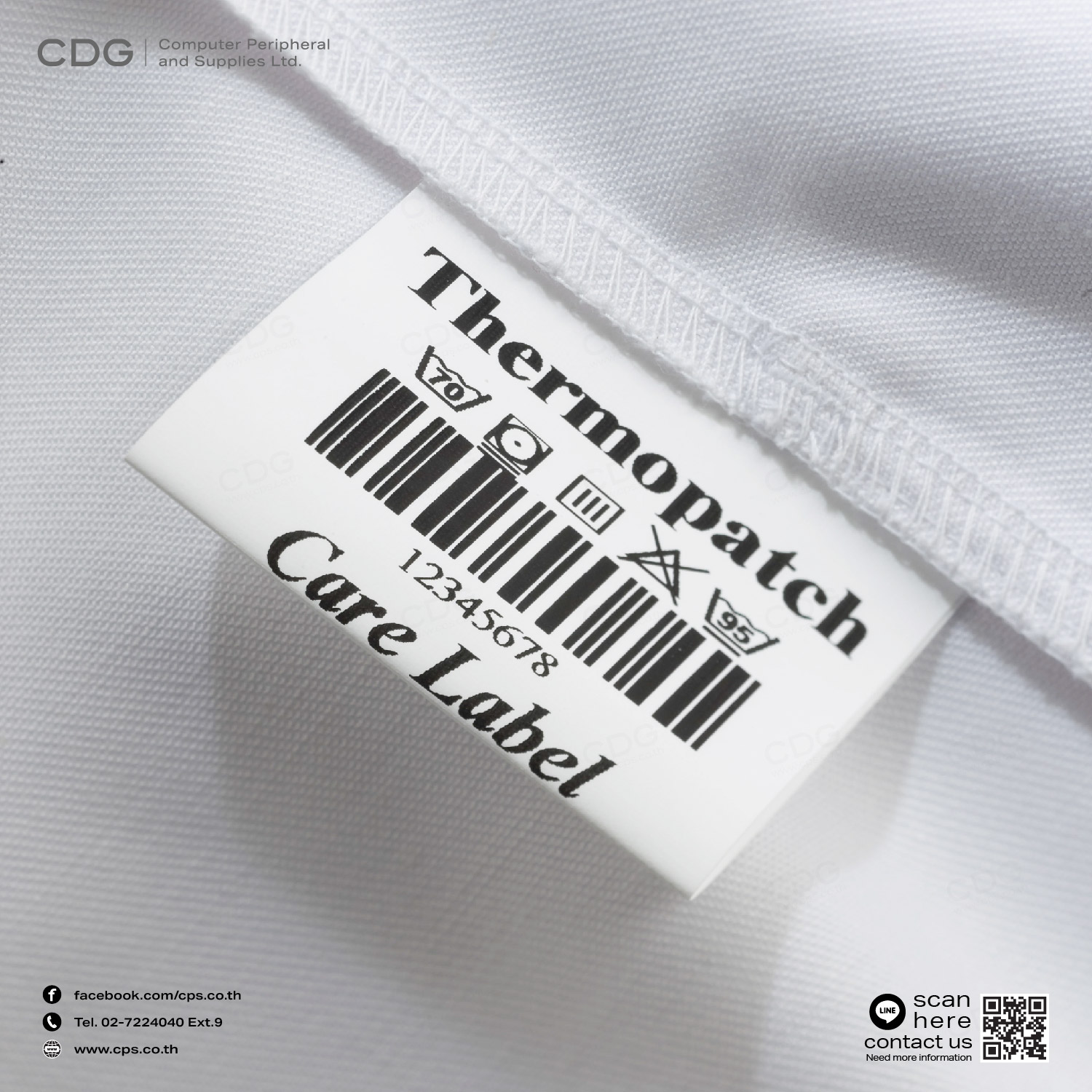 Care Label, Product label, (Nylon Fabric)