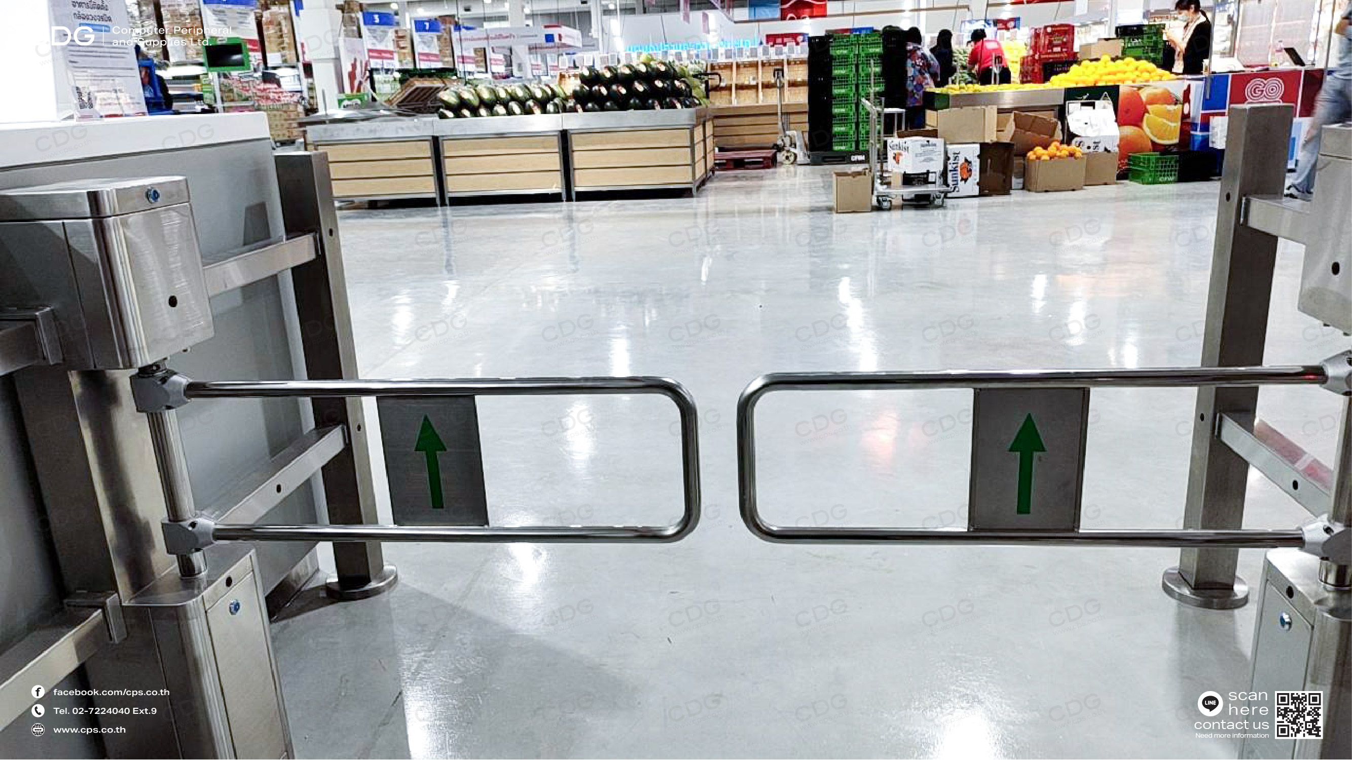 Stainless Steel Swing Gate Model X310