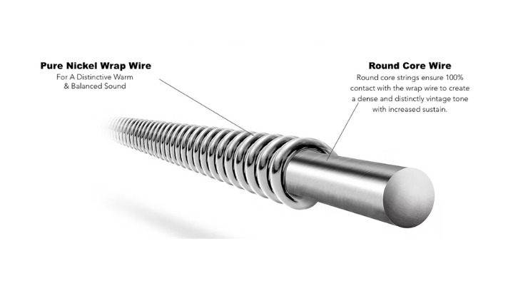 DR Strings Pure Blues Quantum-nickel/Round Core Bass Guitar Strings ...