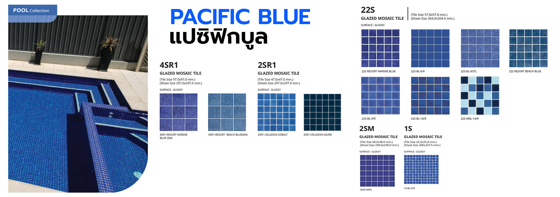โมเสกปูสระว่ายน้ำ