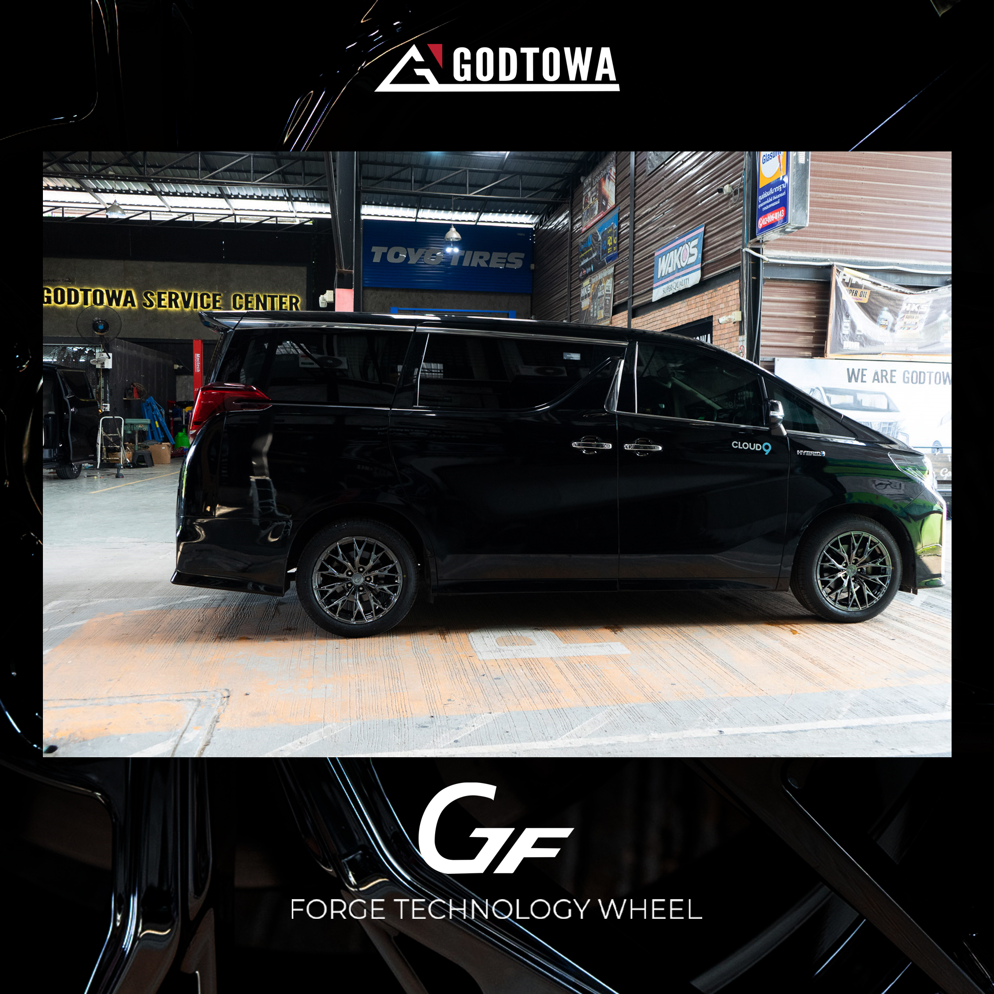 ล้อแมกซ์ G FORGED ตรงรุ่นสำหรับรถยนต์ ALPHARD/VELLFIRE