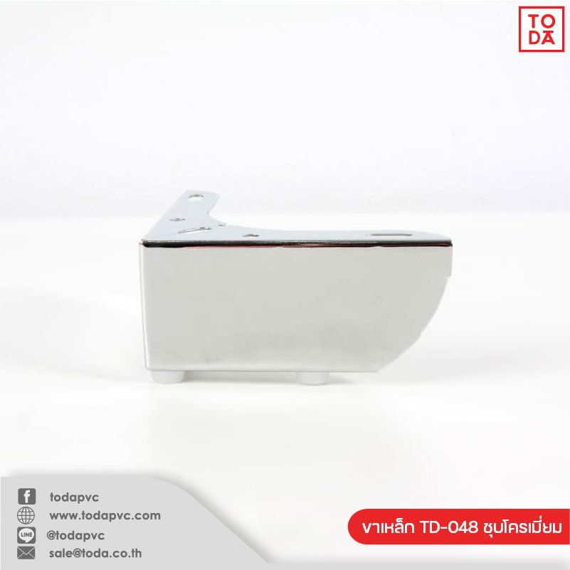 ขาเหล็ก TD-048 ชุบโครเมี่ยม - todapvc