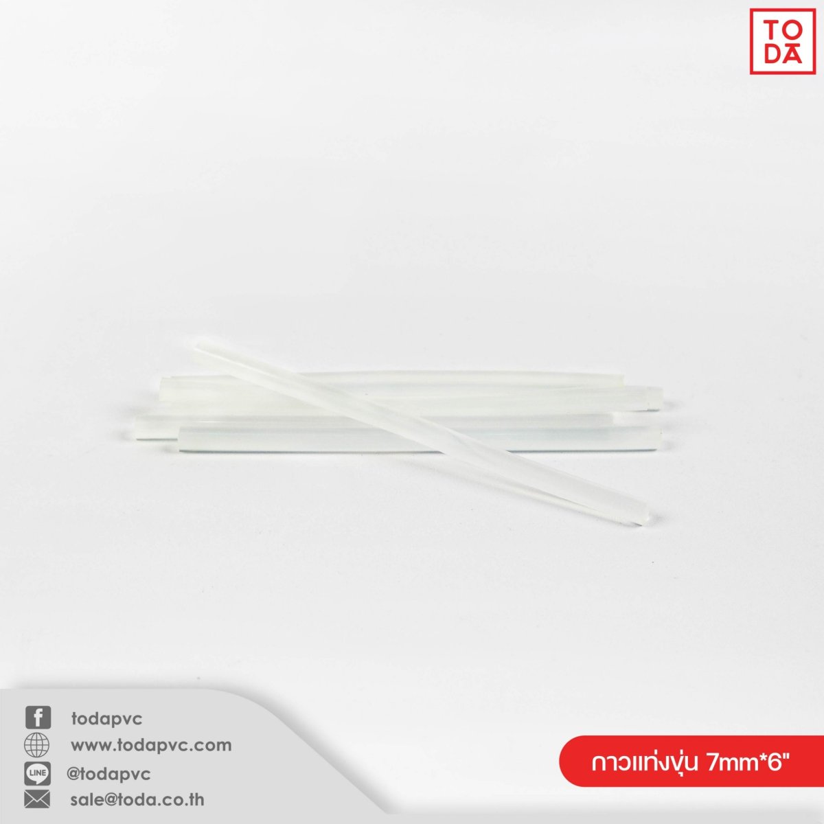 Opaque glue stick 7mm 6" - todapvc