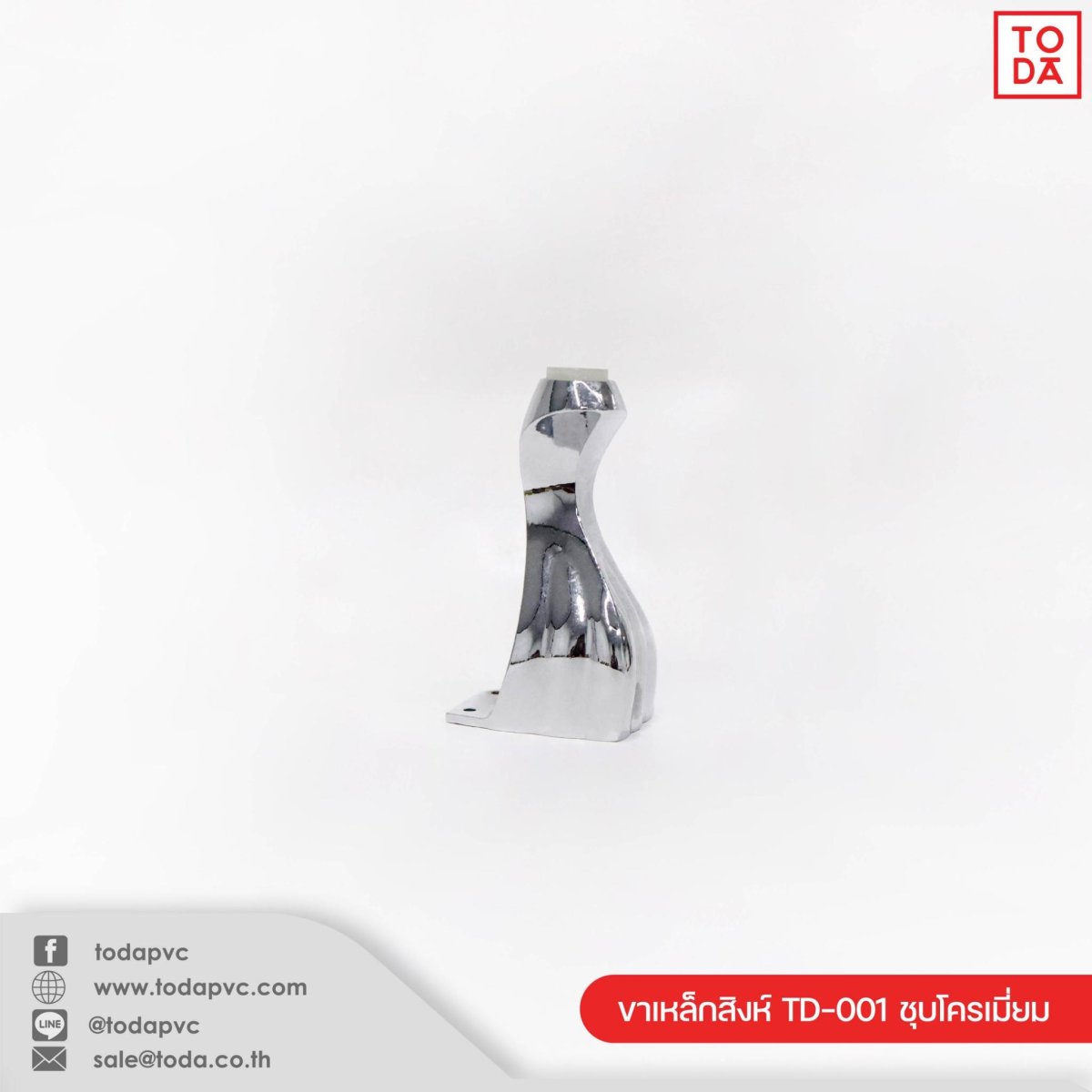 lion leg TD-001 chrome plated - todapvc