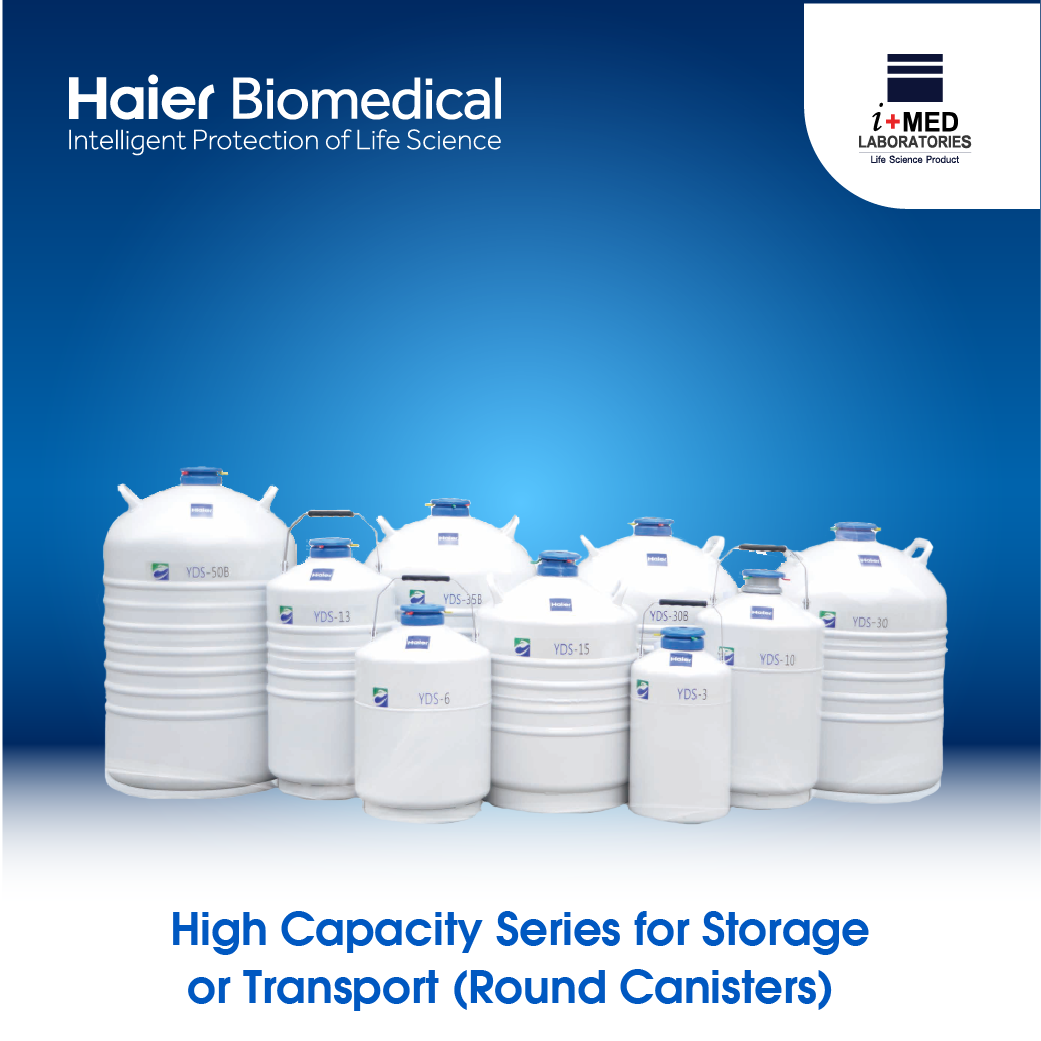 High Capacity Series for Storage or Transport (Round Canisters) - imed