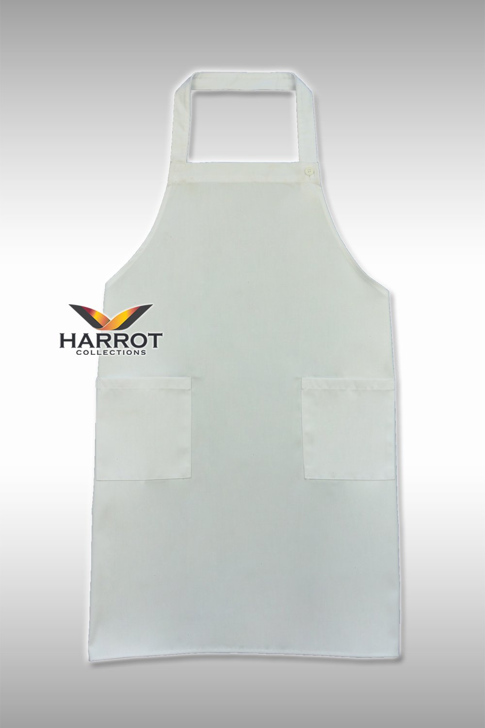 White Full Apron - harrot