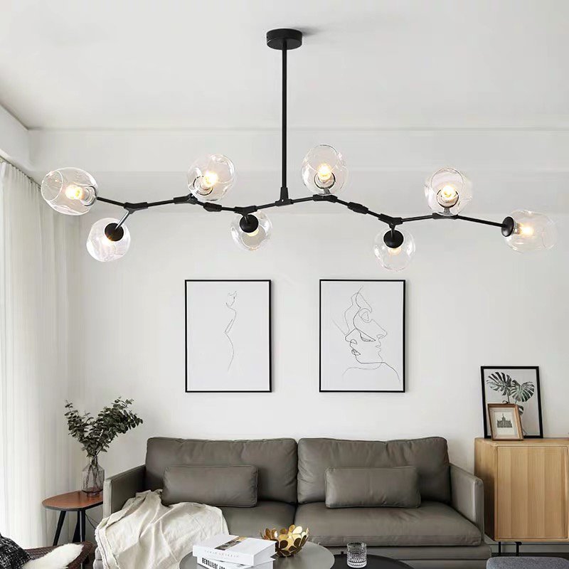 โคมไฟแขวนเพดาน รุ่น BUBBLE EVE-00001 จำนวน 8 หลอด - evedecolight