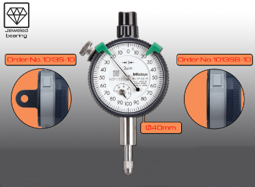 Small Dial Indicators Range 0 - 1mm. Graduation 0.002mm.