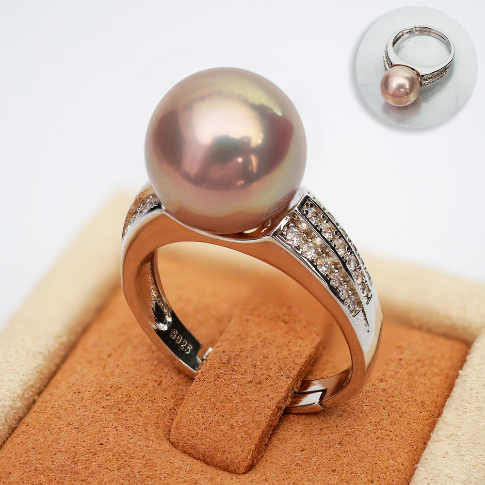 11.31 mm, Edison Pearl, Pearl Ring - pakasiapearl