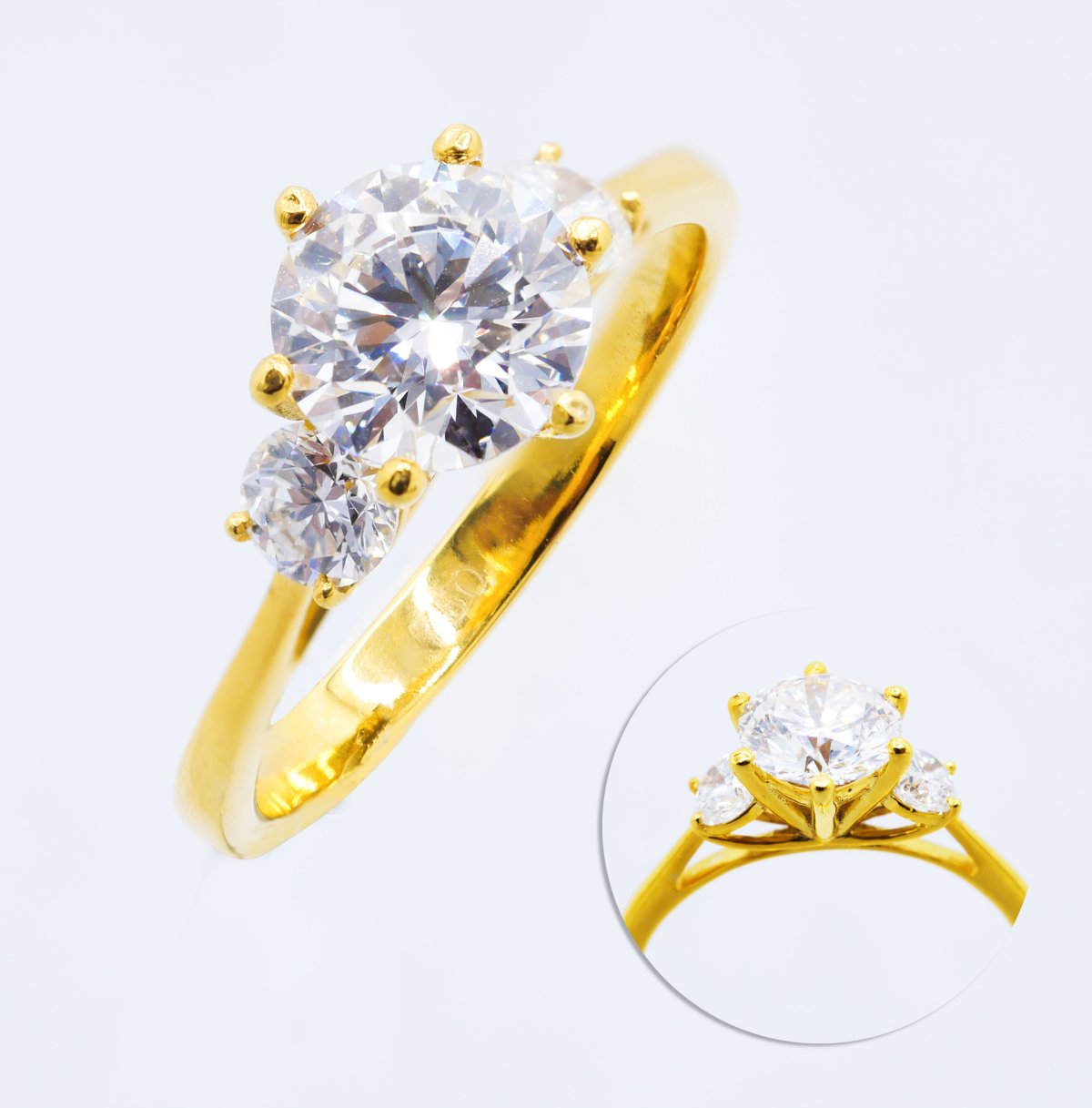 (IGI) 1.04 ct, Laboratory Grown Diamond (Round Brilliant, HPHT, 1.04 ct, D, VS 1), Lab Grown ...