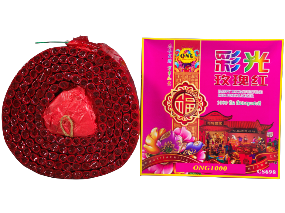 1000 PINK COLOR CRACKERS - ongfireworks