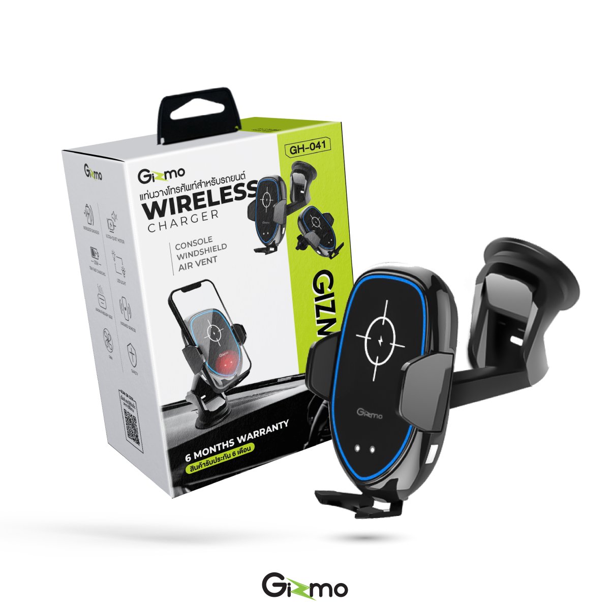 Gizmo ที่วางโทรศัพท์ในรถ ระบบออโต้ Auto lock ที่ยึดมือถือ
