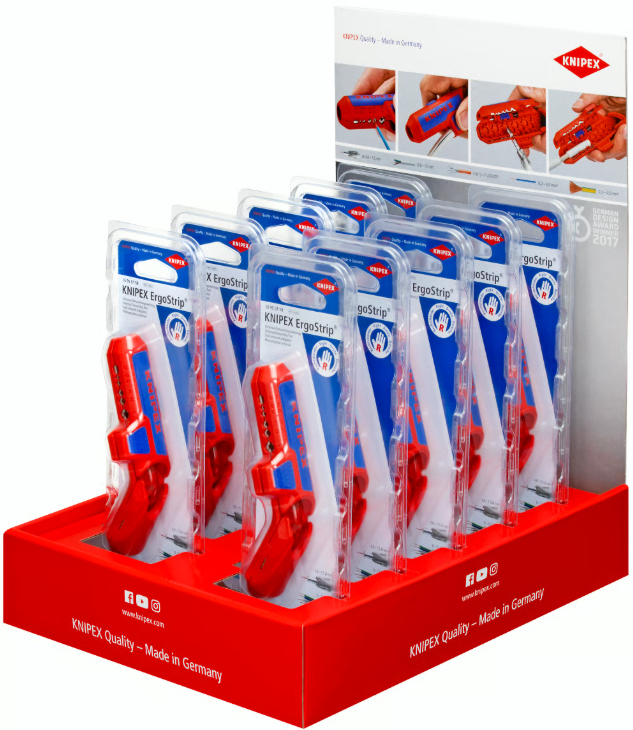KNIPEX รุ่น SALES DISPLAY ErgoStrip® 16 95 01 SB จอแสดงผลแบบเคาน์เตอร์ ...