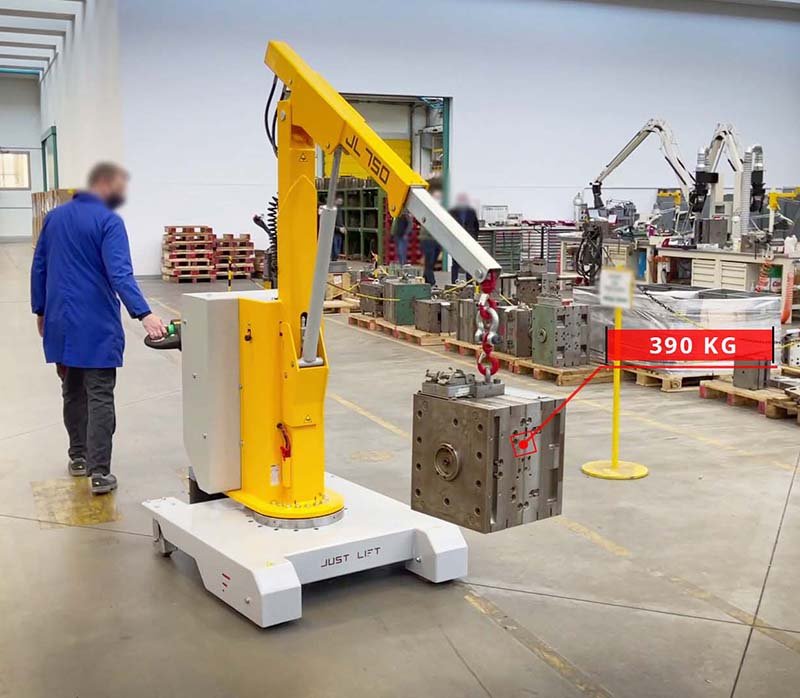 JL750 รุ่น Electric - hydraulic compact crane