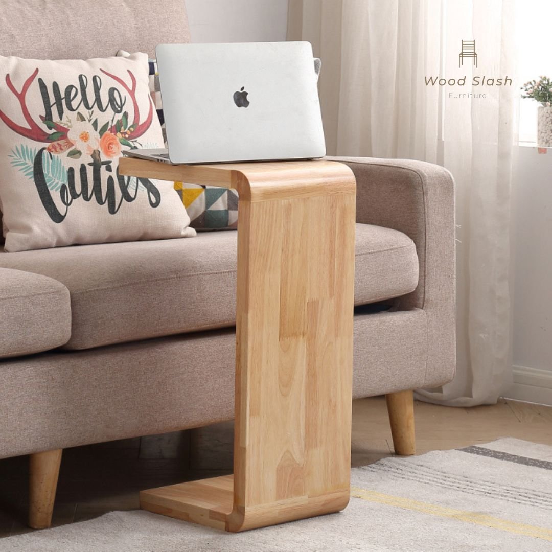 Wood Slash โต๊ะข้างเตียง โต๊ะกาแฟ โต๊ะเขียนหนังสือ รุ่น Haru (はる) ขนาด ...