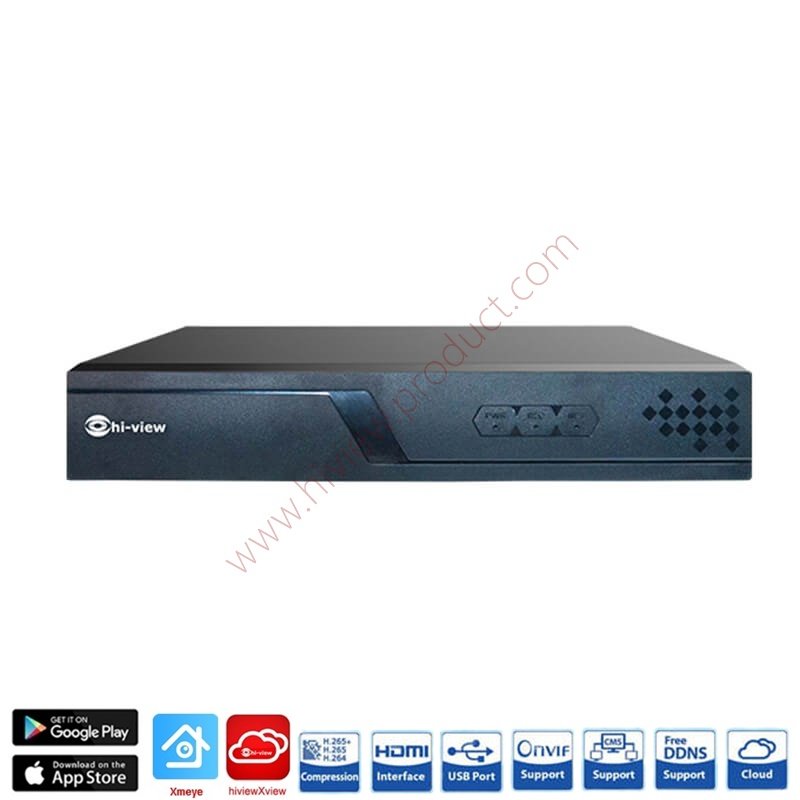 HP-8909 เครื่องบันทึกภาพกล้องวงจรปิดไฮวิวระบบไอพี สำหรับ 9 กล้อง ...