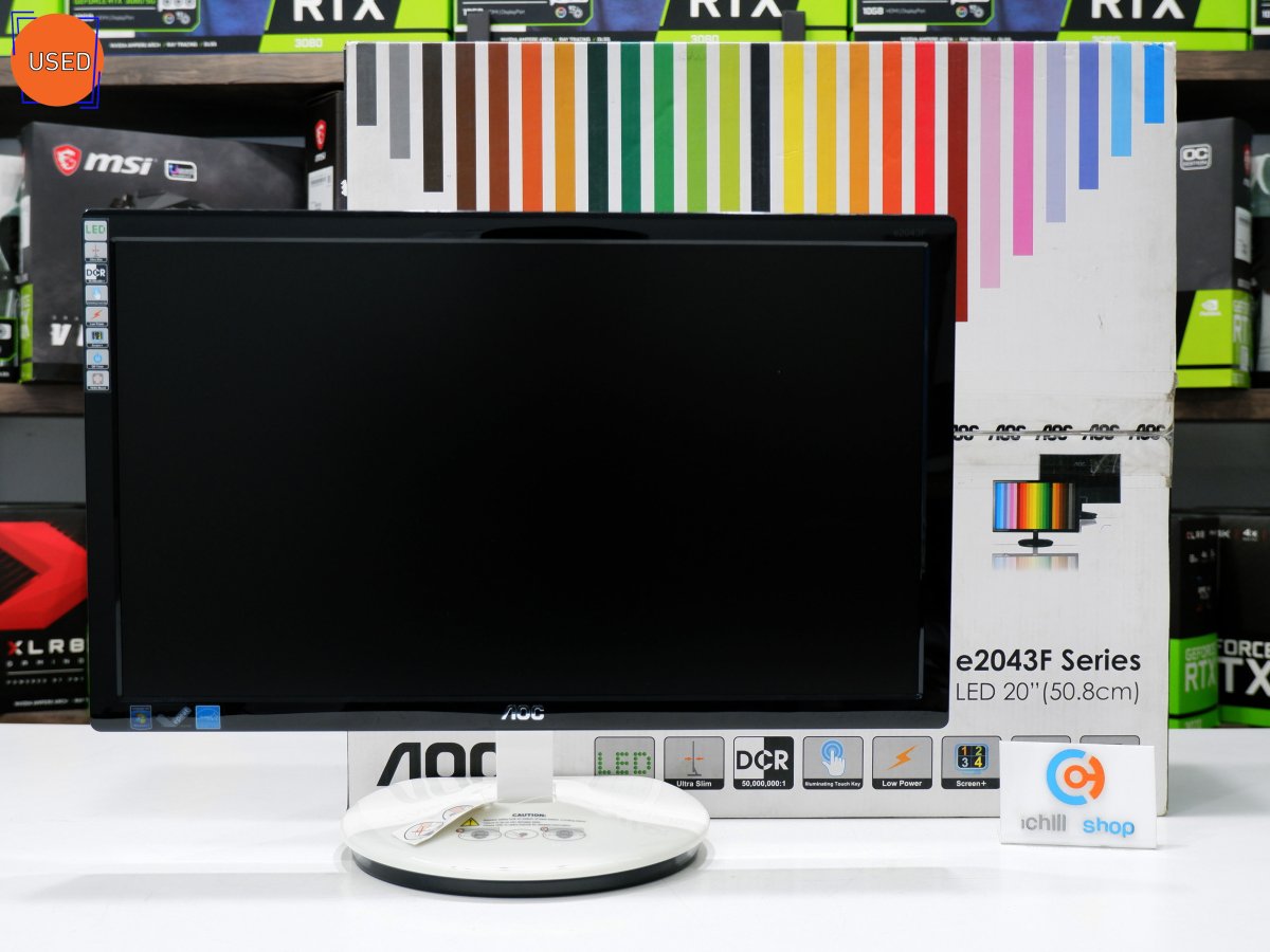 จอ (MONITOR) AOC E2043F 20 นิ้ว (WHITE) P11380 - ichillshop