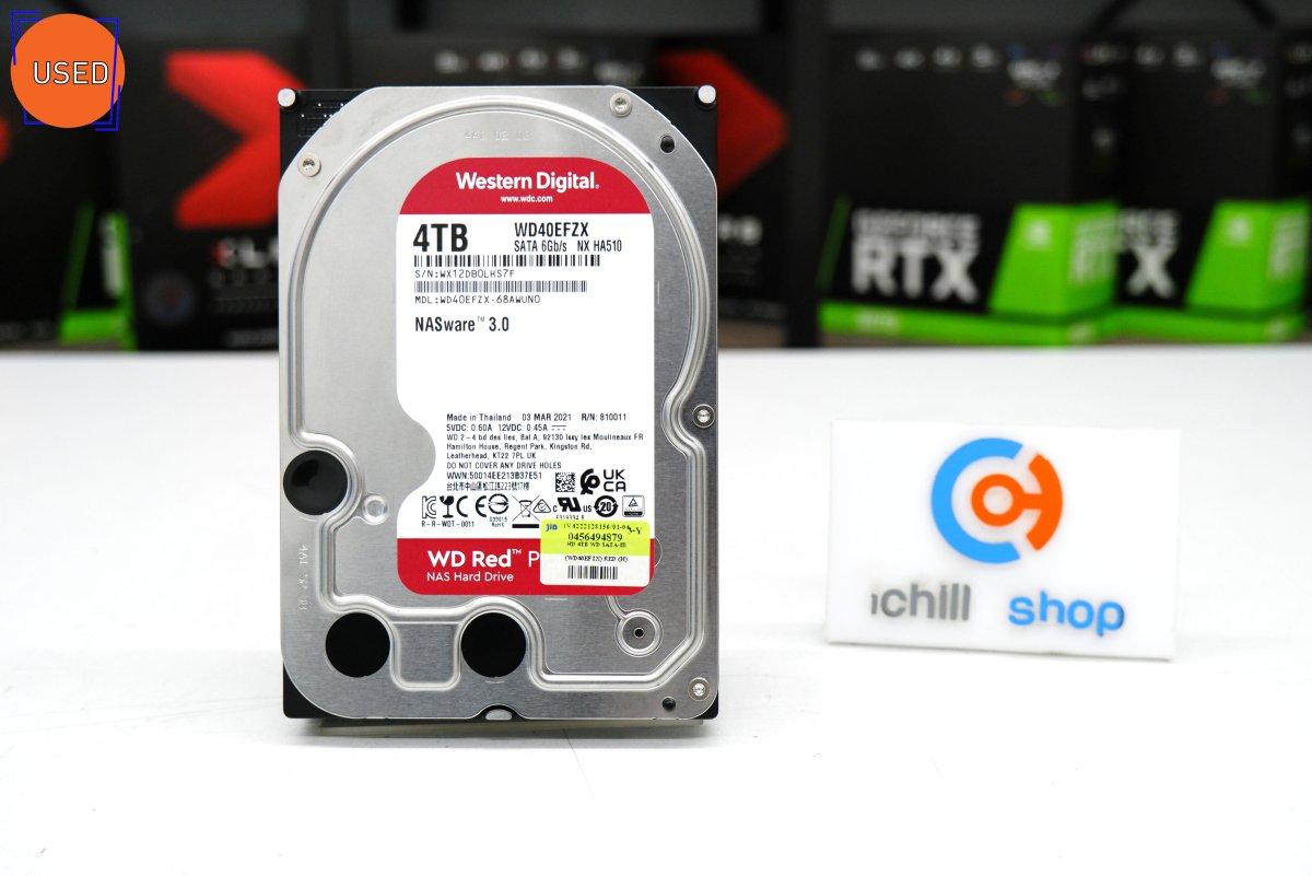 HDD (ฮาร์ดดิสก์) WD RED PLUS 4TB NO BOX P11484