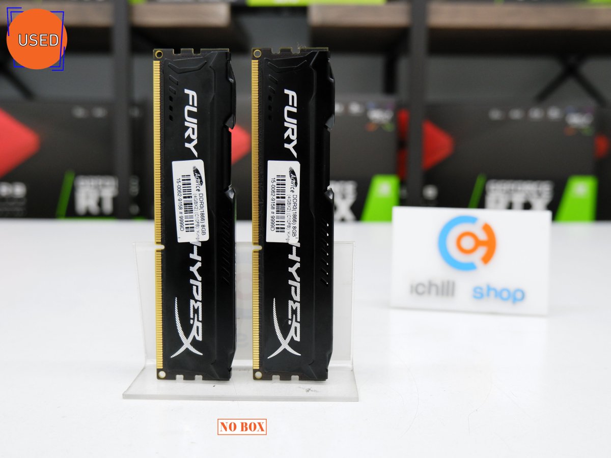 RAM (แรม) KINGSTON HYPER X FURY DDR3 8GB (4X2) 1866MHZ P11090
