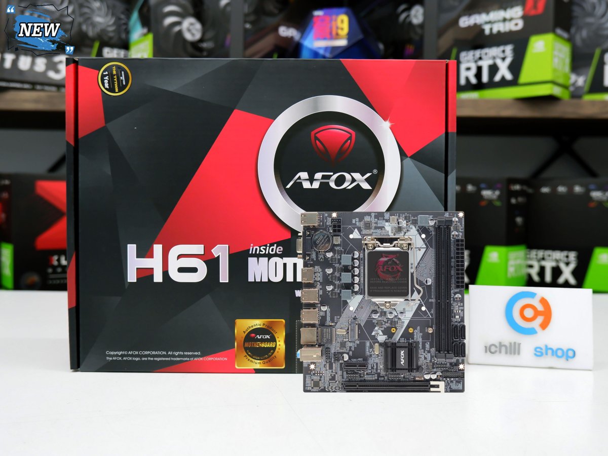 MAINBOARD (เมนบอร์ด) AFOX IH61-MA2-V3 (ของใหม่) P12286 - ichillshop