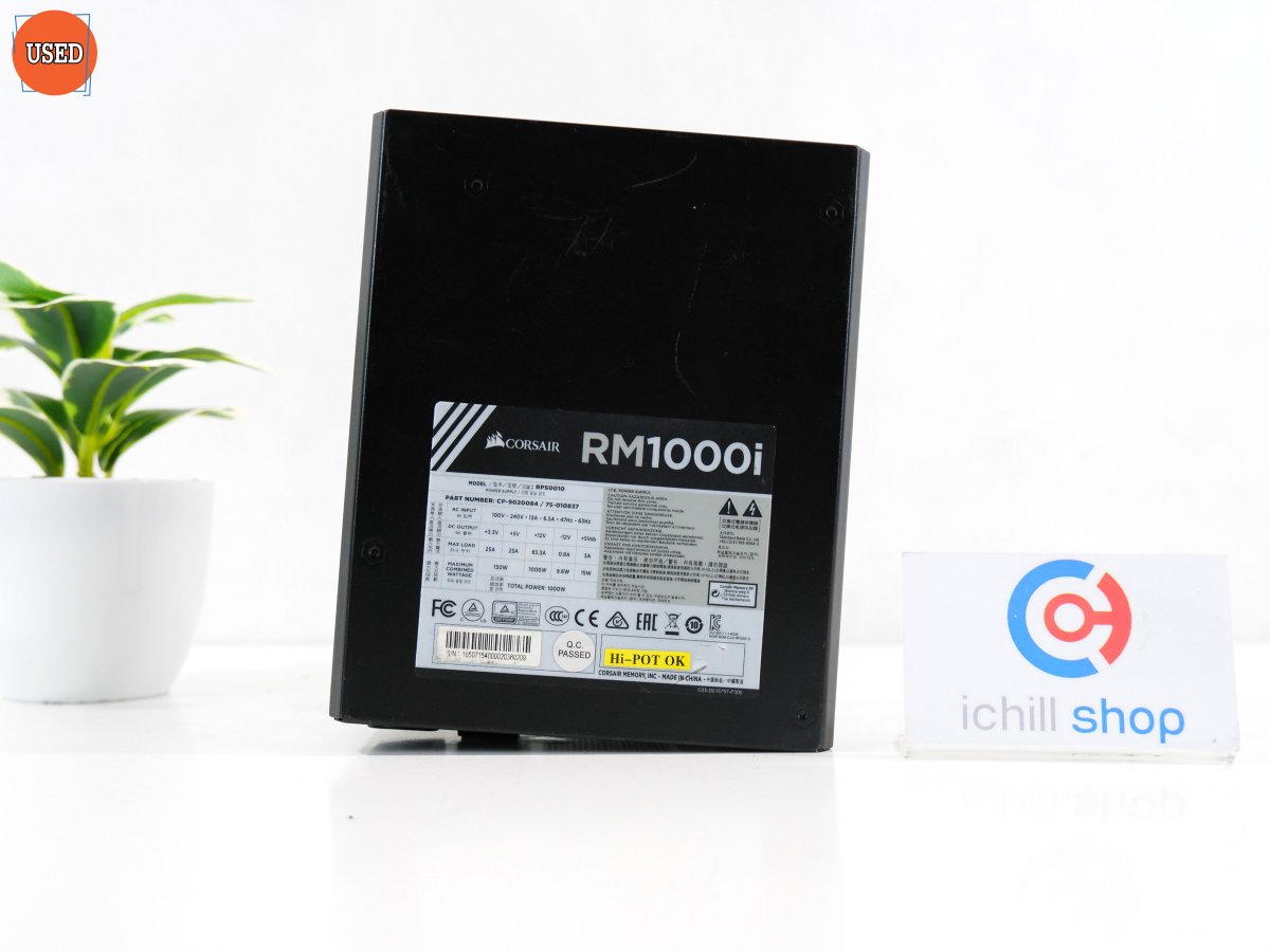 POWER SUPPLY (พาวเวอร์ซัพพลาย) CORSAIR RM1000I 1000W (80 PLUS GOLD) P13576