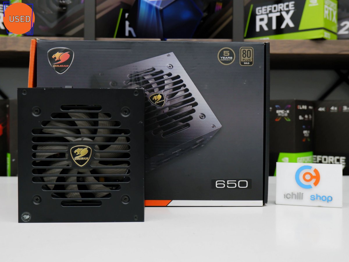 POWER SUPPLY (พาวเวอร์ซัพพลาย) COUGAR GEX 650W (80 PLUS GOLD) P12504