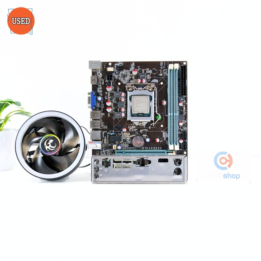 ชุดซีพียูพร้อมเมนบอร์ด CPU: INTEL CORE I5-3570 3.4 GHz + MB: LONGWELL P8H61-GL + CPU COOLER ...