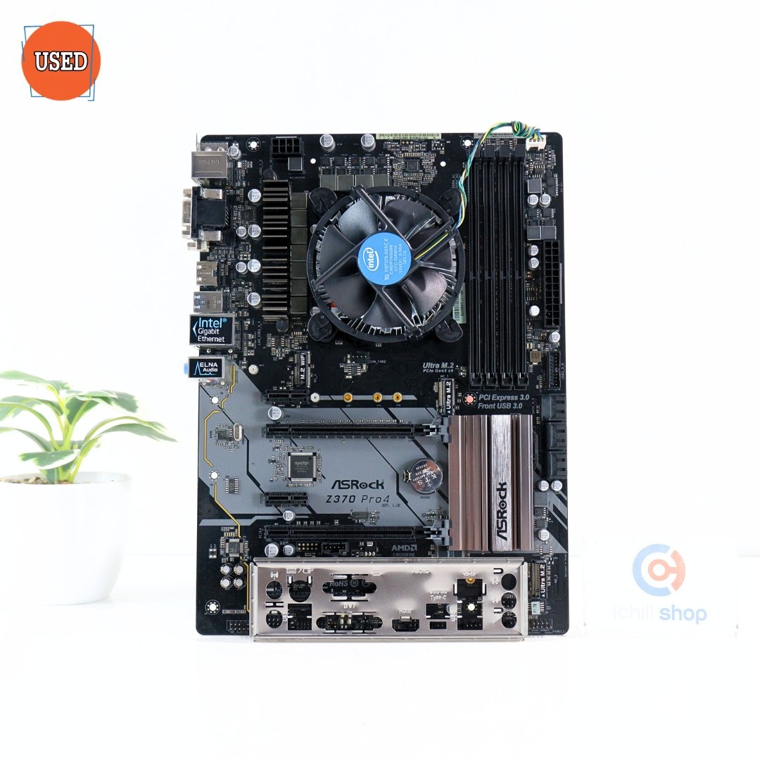 ชุดซีพียูพร้อมเมนบอร์ด CPU: INTEL CORE I5-8400 + MB: ASROCK Z370 PRO4 ...
