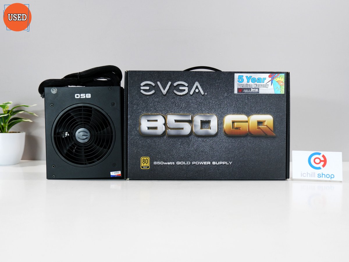 POWER SUPPLY (พาวเวอร์ซัพพลาย) EVGA 850 GQ (80 PLUS GOLD) P12944