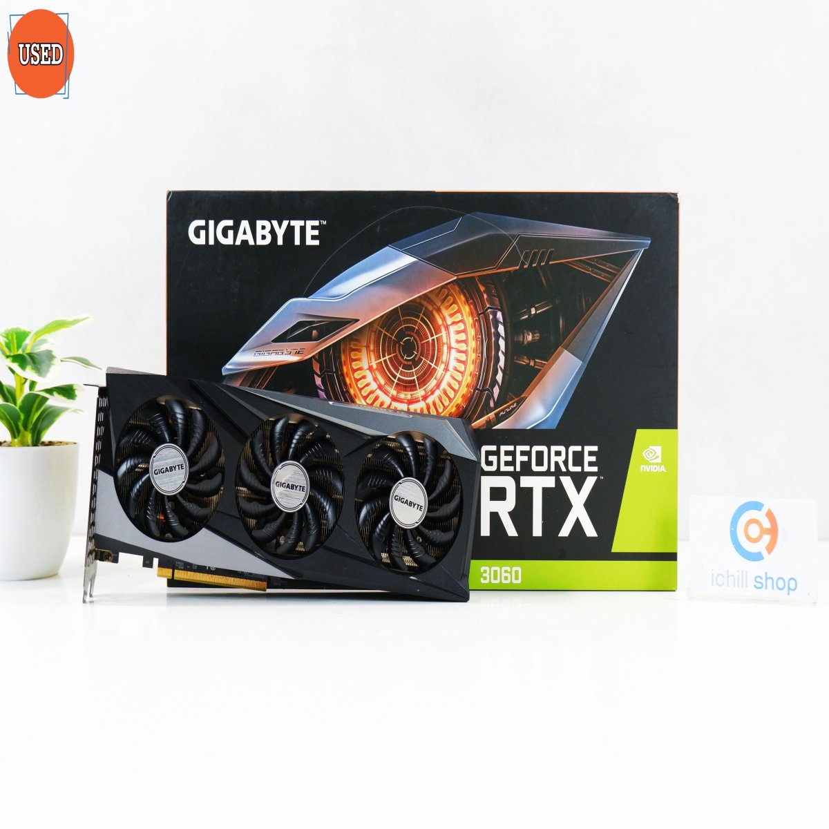 การ์ดจอ (VGA) GIGABYTE RTX3060 12GB 3F GAMING OC P12212