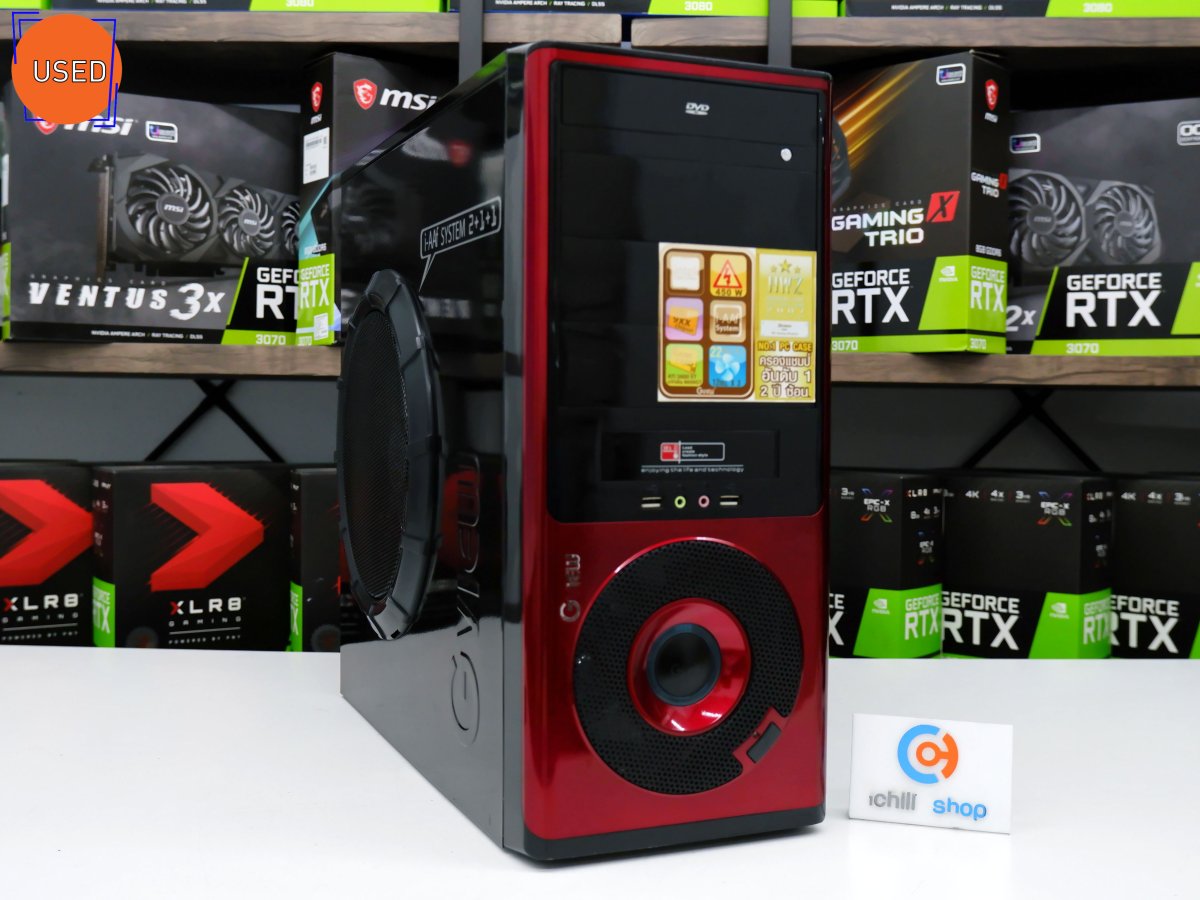 CASE (เคสเปล่า) GVIEW I (HR) (BLACK-RED) NO BOX P12288 - ichillshop