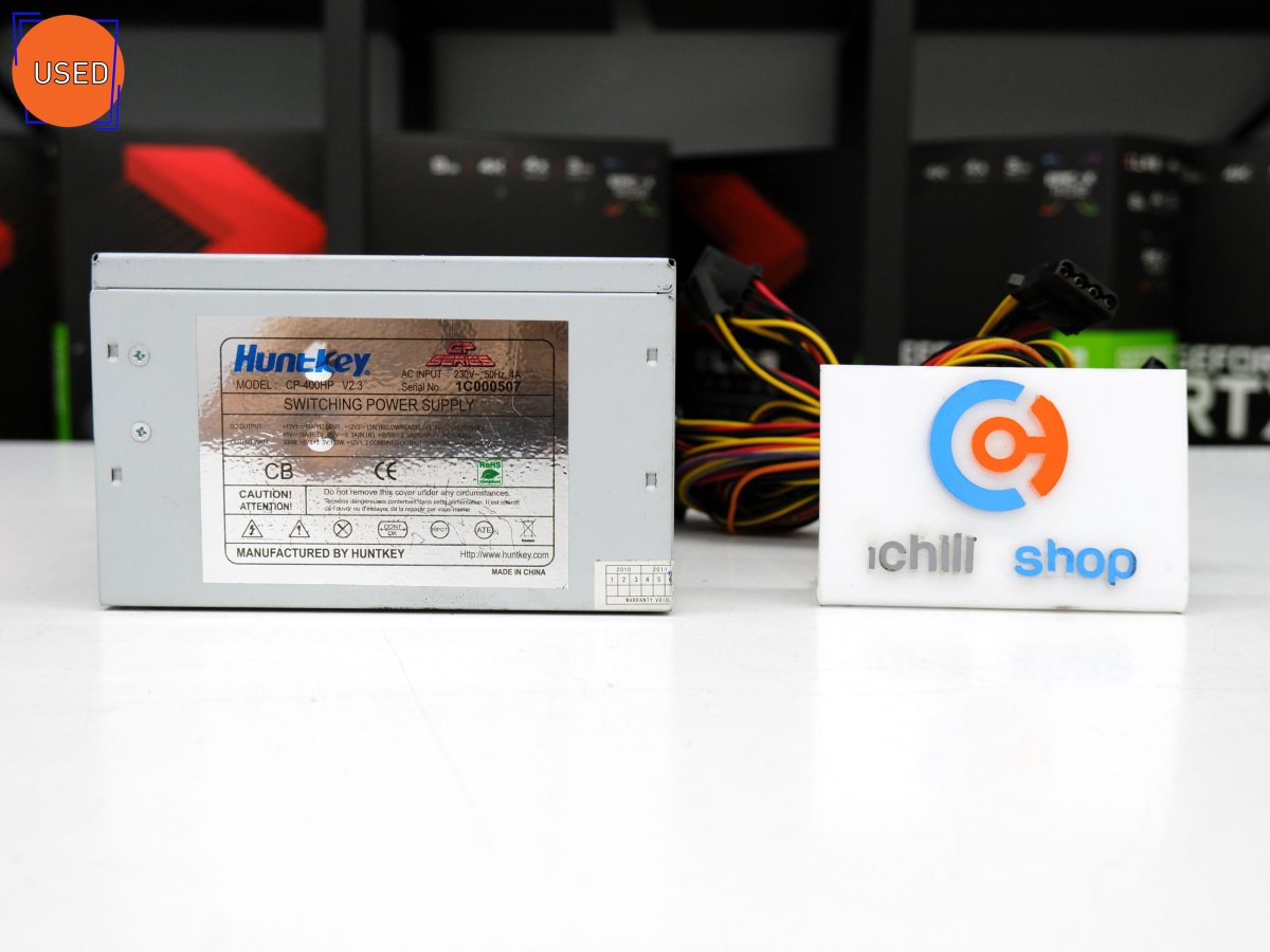 POWER SUPPLY (พาวเวอร์ซัพพลาย) HUNTKEY CP-400HP 400W NO BOX P11879