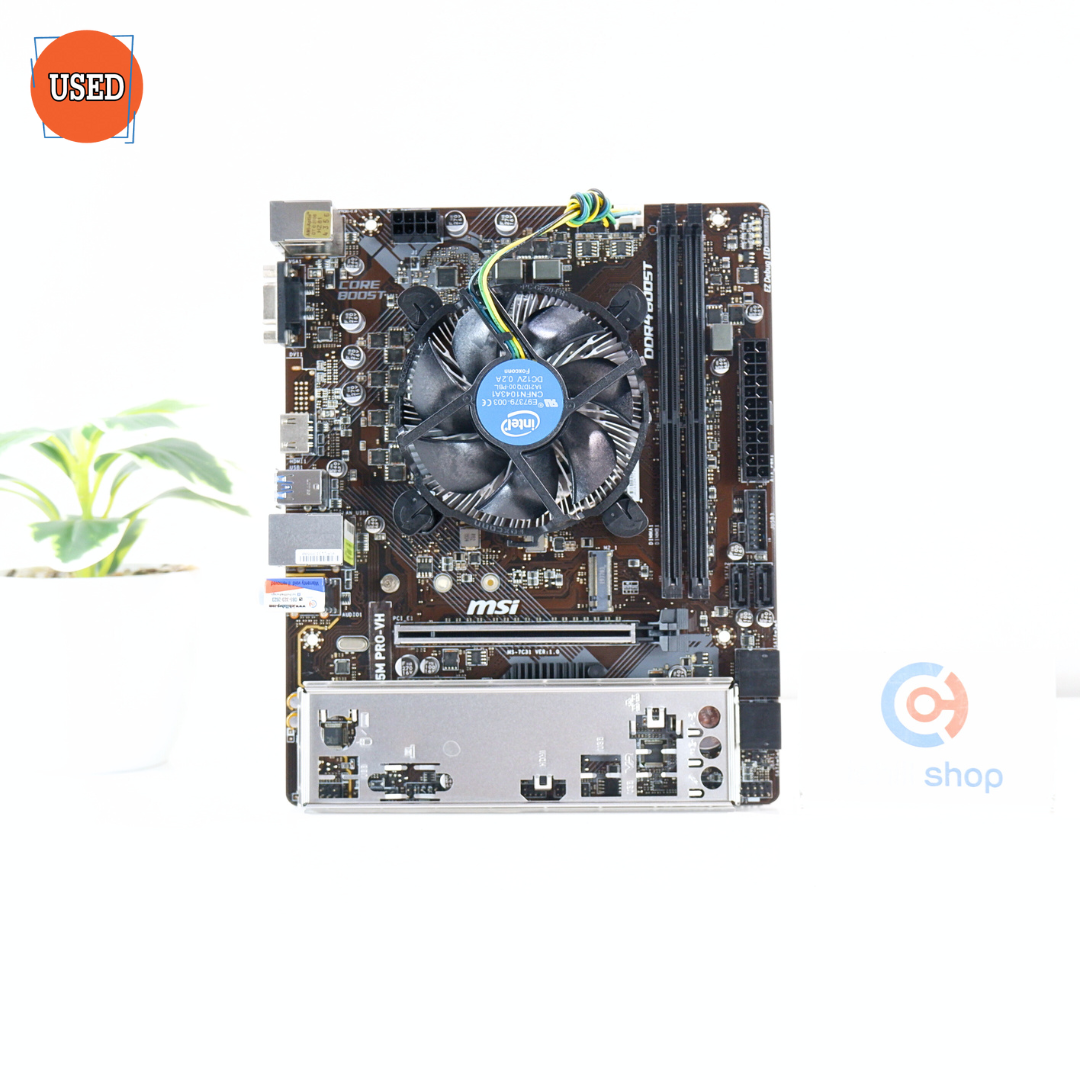 ชุดซีพียูพร้อมเมนบอร์ด CPU: INTEL CORE I5-9400F + MB: MSI B365M PRO-VH ...