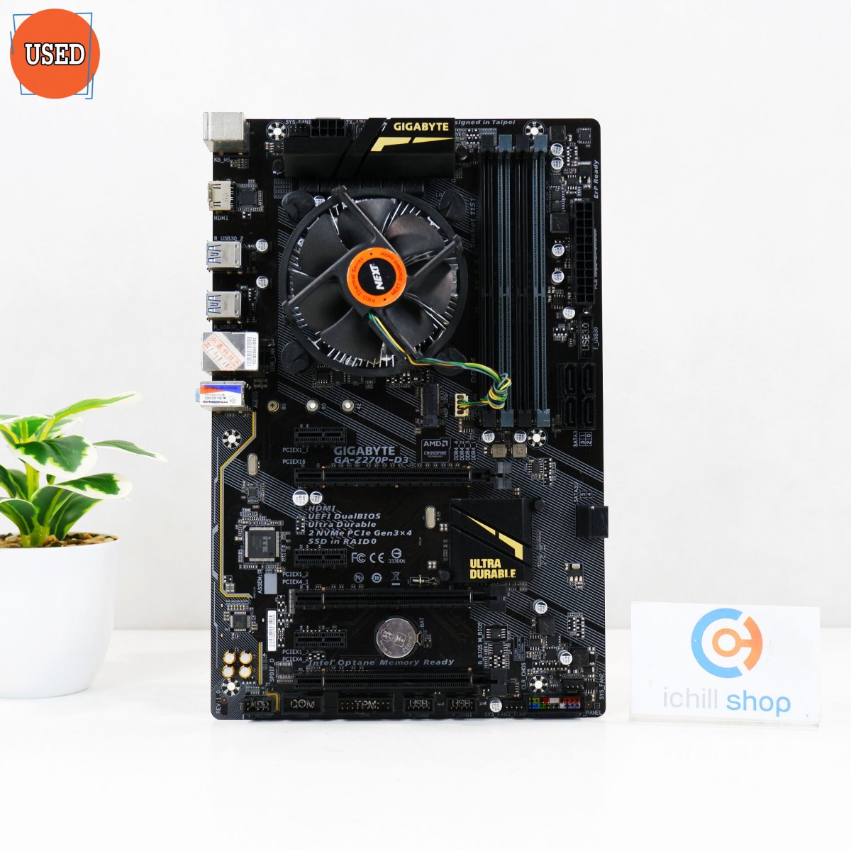 ชุดซีพียูพร้อมเมนบอร์ด CPU : INTEL PENTIUM G4400 + MB : GIGABYTE GA-Z270P-D3 P09812 - ichillshop