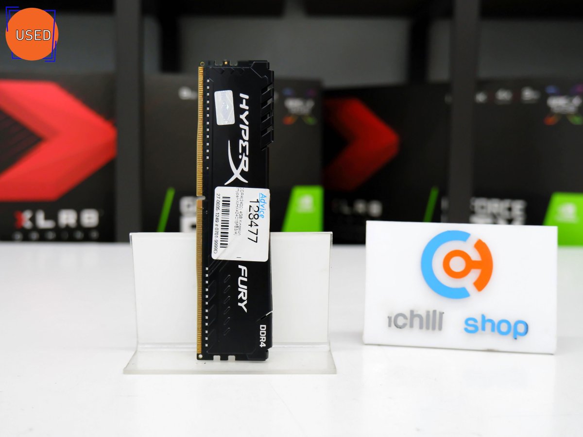 RAM (แรม) KINGSTON HYPER X FURY DDR4 4GB 2400MHZ NO BOX P12181 - ichillshop
