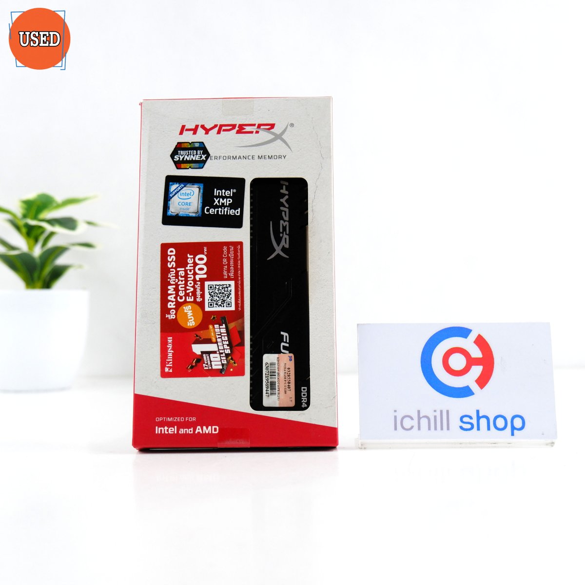 RAM (แรม) KINGSTON HYPER X FURY DDR4 8GB (4X2) 3200MHZ P13107