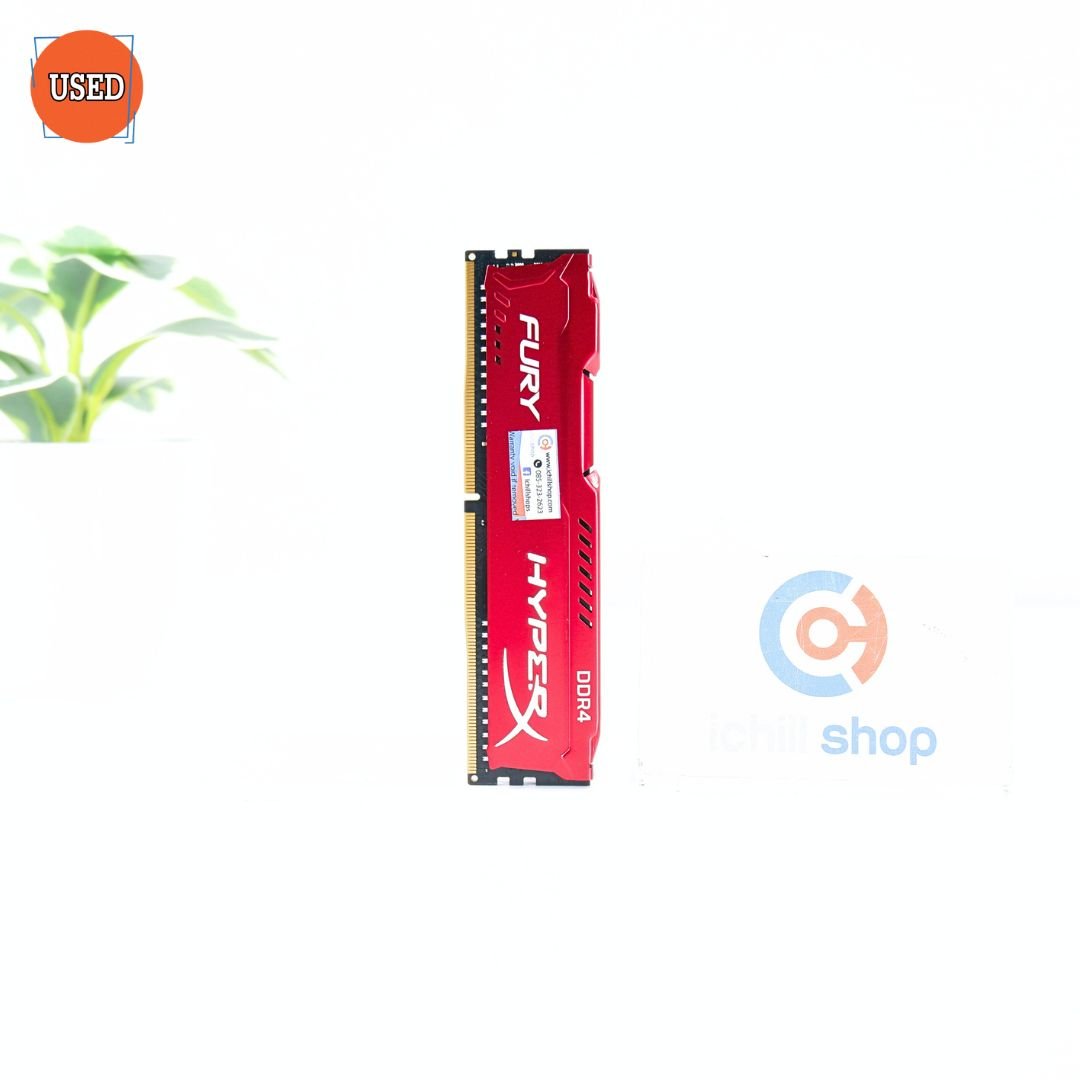 RAM (แรม) KINGSTON HYPER X FURY DDR4 8GB (8X1) 2666MHz (RED) P13683 ...