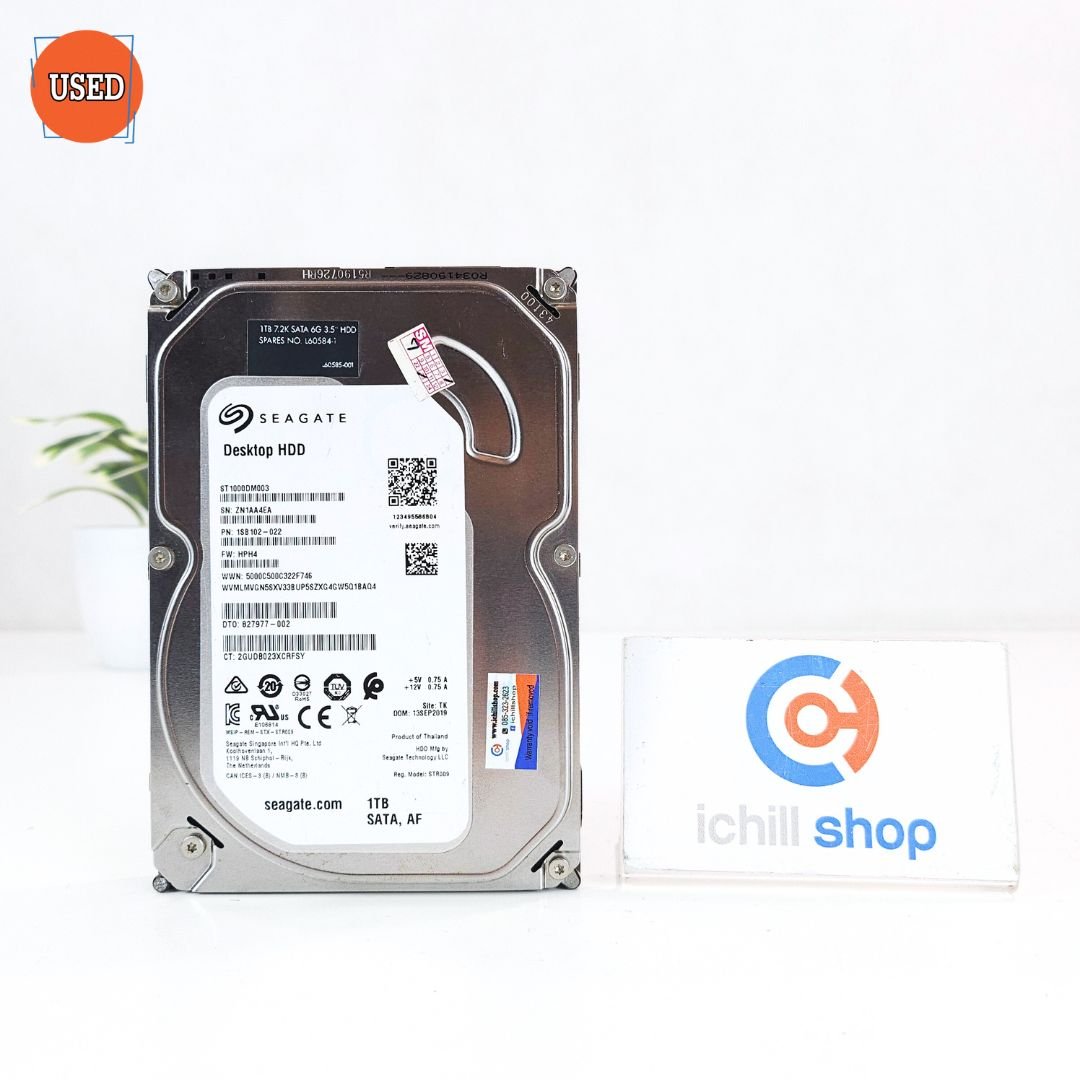 HDD (ฮาร์ดดิสก์) SEAGATE DESKTOP HDD 1TB P06416 - ichillshop