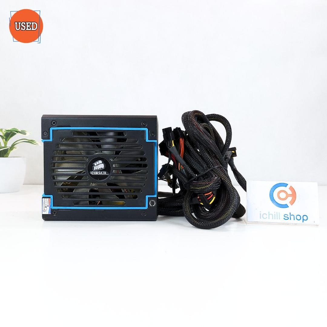 POWER SUPPLY (พาวเวอร์ซัพพลาย) CORSAIR GS600 600W (80 PLUS BRONZE) NO BOX P11893 - ichillshop