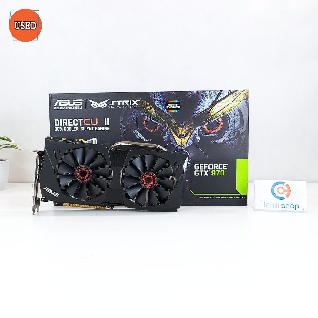 การ์ดจอ (VGA) ASUS STRIX GTX970 DC2OC 4GD5 P14646 - ichillshop