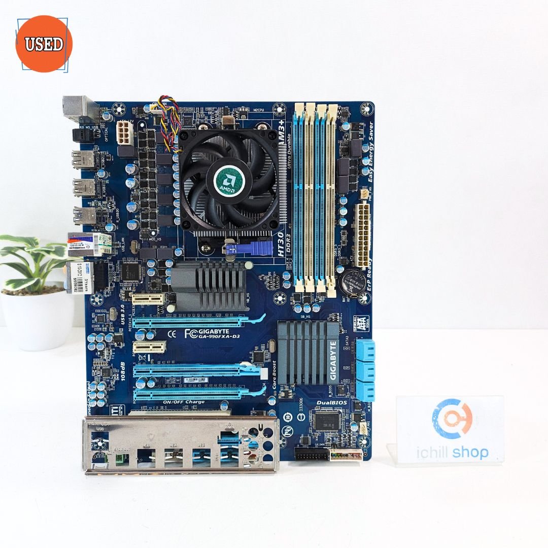 ชุดซีพียูพร้อมเมนบอร์ด CPU : AMD FX-4100 3.6GHz + MB : GIGABYTE 990FXA ...