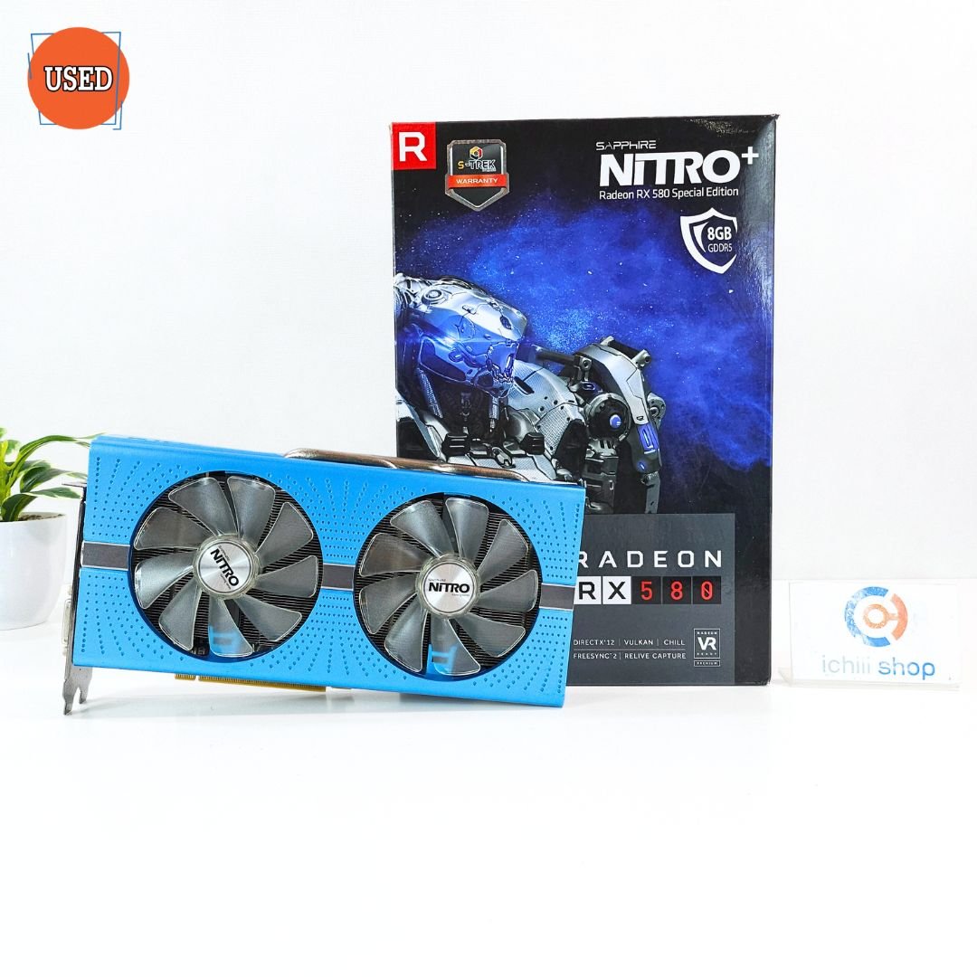 การ์ดจอ (VGA) SAPPHIRE NITRO SPECIAL EDITION RX580 8GB 2F P15064 ...
